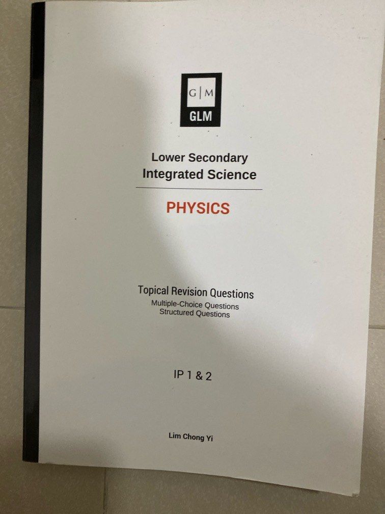 GLM Lower Secondary Physics Hobbies Toys Books Magazines