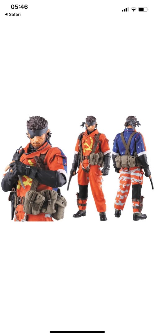 全新 Medicom RAH Real Action Heroes Metal Gear Solid 3 Naked Snake Cold