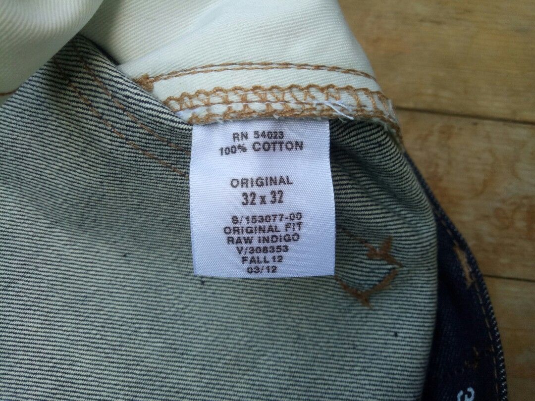 GAP RAW INDIGO SELVEDGE JEANS On Carousell