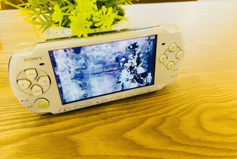 Psp Slim Ceramic White No Issue Full Of Games Ready To Play Pm Sa May