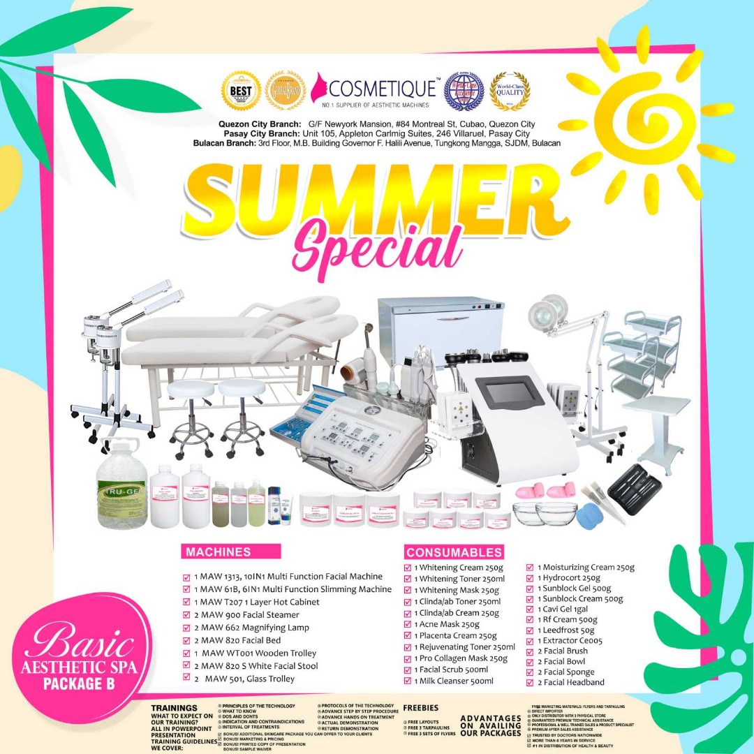 Basic Aesthetic Starter Spa Package B On Carousell