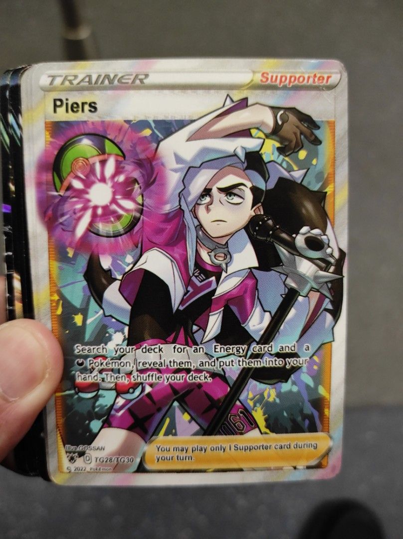 Ptcg 美版 聶梓 piers 全圖 興趣及遊戲 玩具 遊戲類 Carousell
