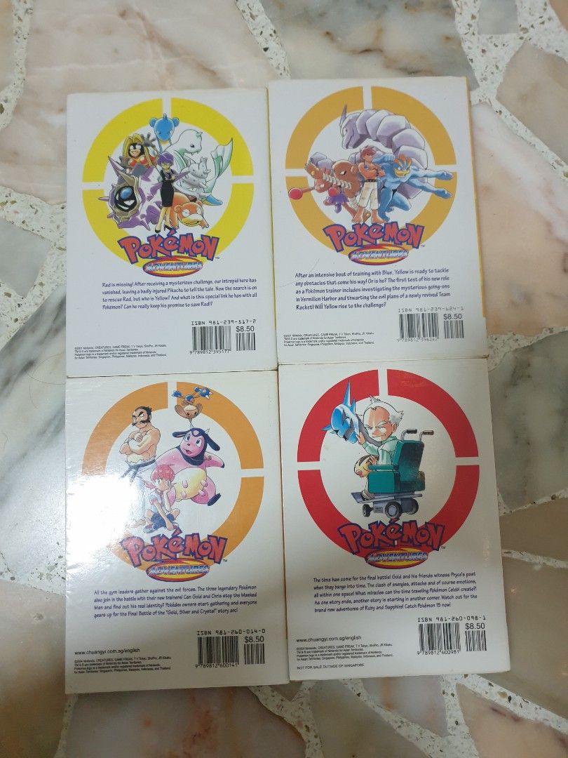 OOP Pokemon Adventures Chuang Yi English Manga Comic Komik Hobbies