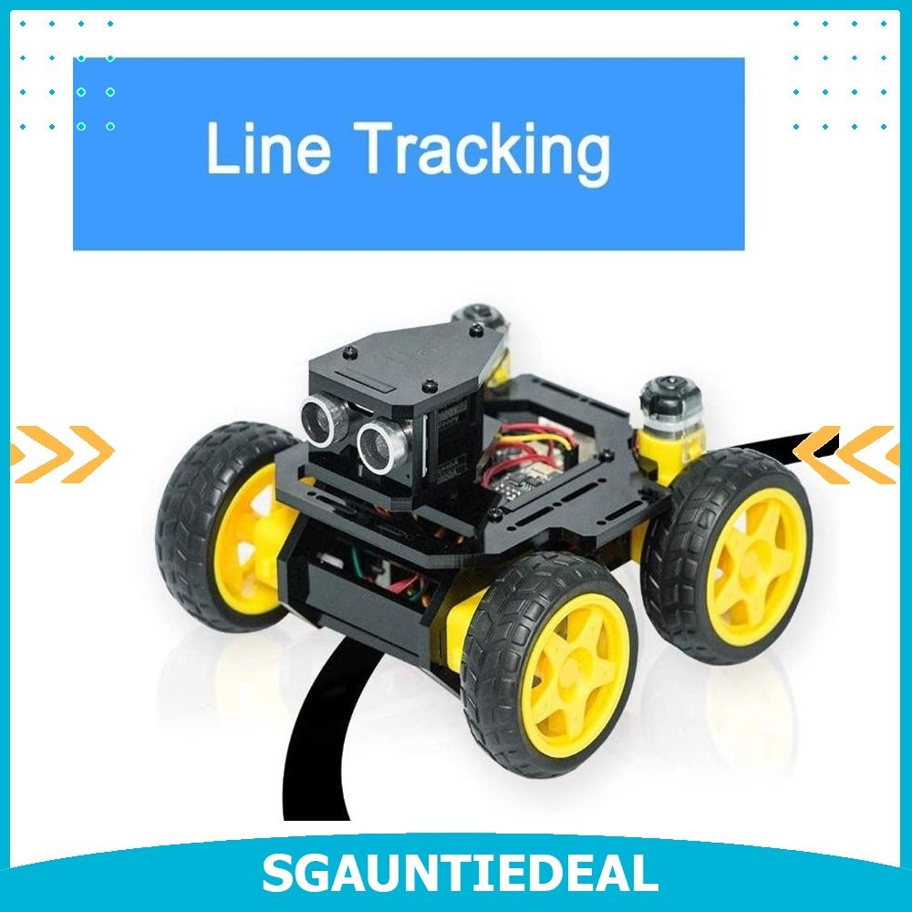 Instock Adeept AWR A 4WD Smart WiFi Robot Car Kit Compatible With