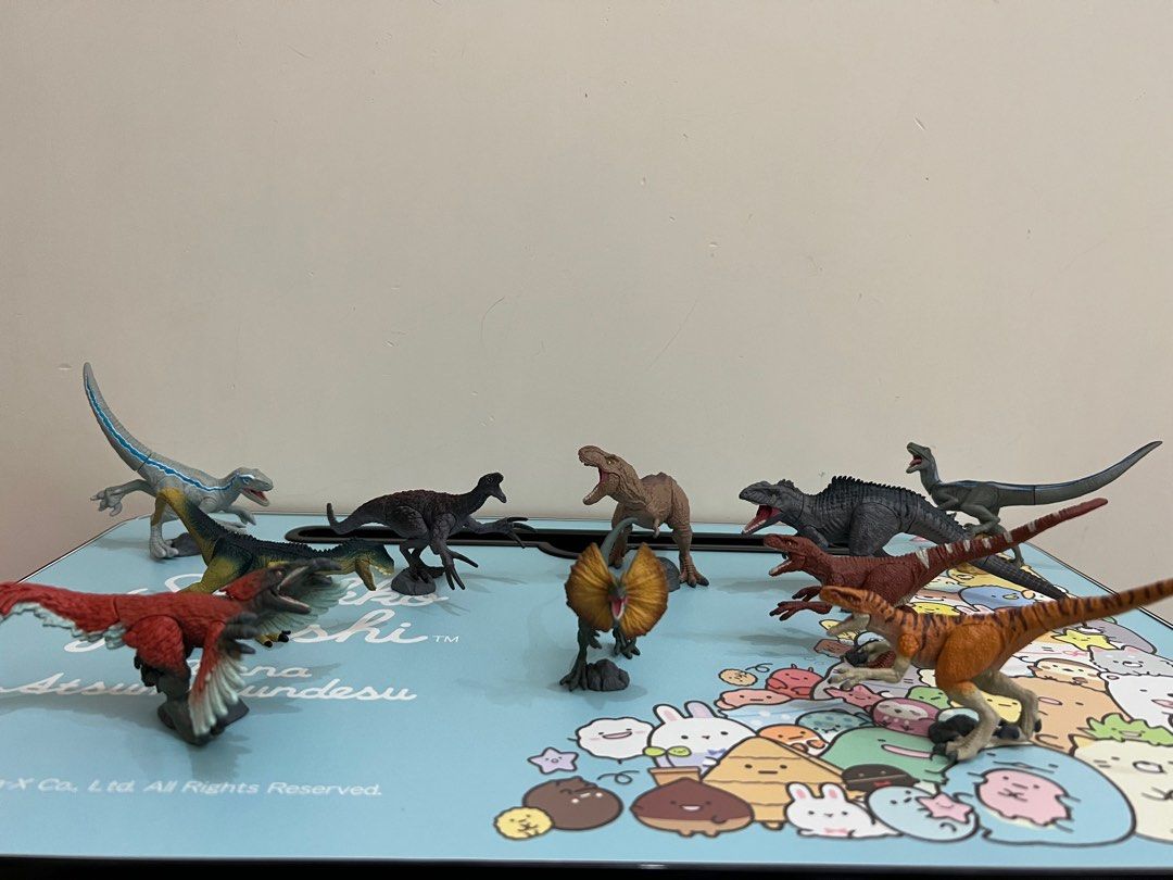 日本限定 全新 Takara Tomy 侏羅紀公園 世界恐龍扭蛋 暴龍 速龍 棘龍 南方巨獸龍 鐮刀龍 野蠻盜龍 異特龍 火盜龍 雙脊龍