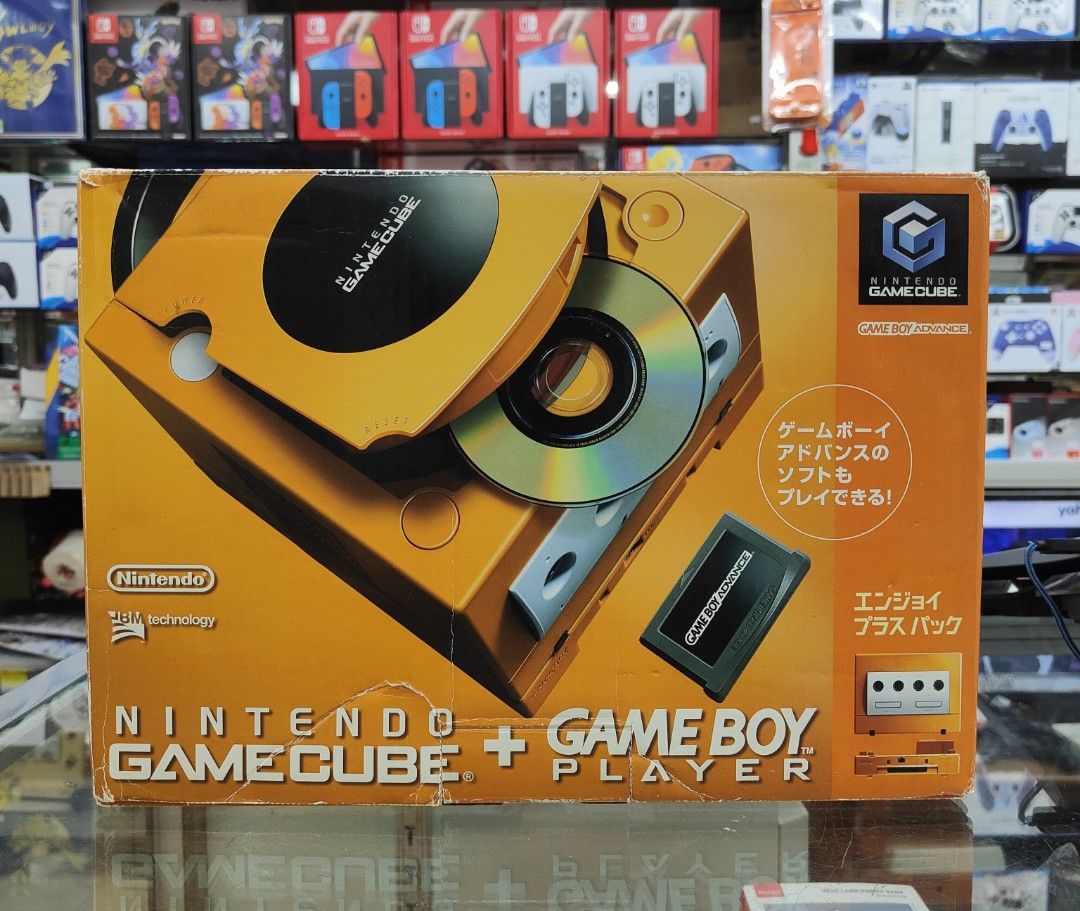 Nintendo GameCube Console Gameboy Player Enjoy Plus Pack Modded