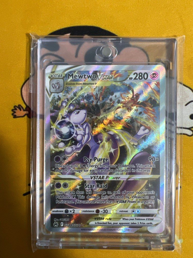 Wts Wtt Pokemon Crown Zenith Mewtwo Vstar Gg Hobbies Toys