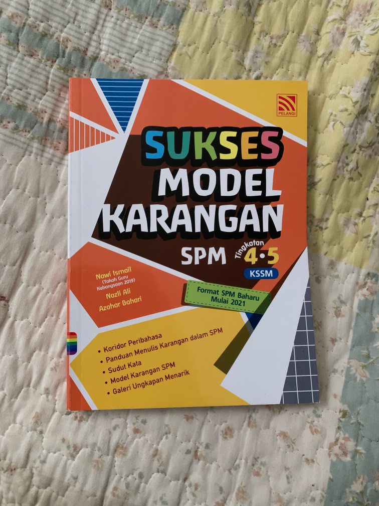 SUKSES MODEL KARANGAN SPM KSSM TINGKATAN 4 5 BUKU RUJUKAN KARANGAN
