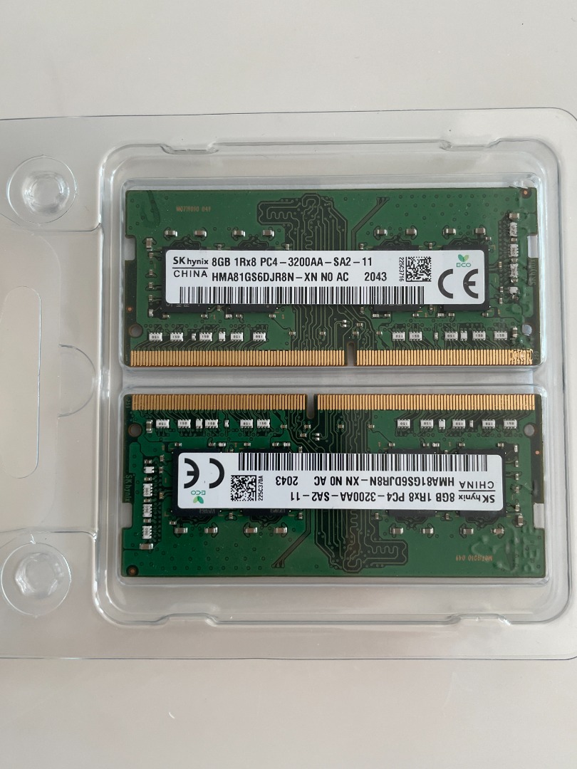 SK HYNIX 16GB 2RX8 DDR4 SO DIMM Memory Module Mobile Phones Gadgets