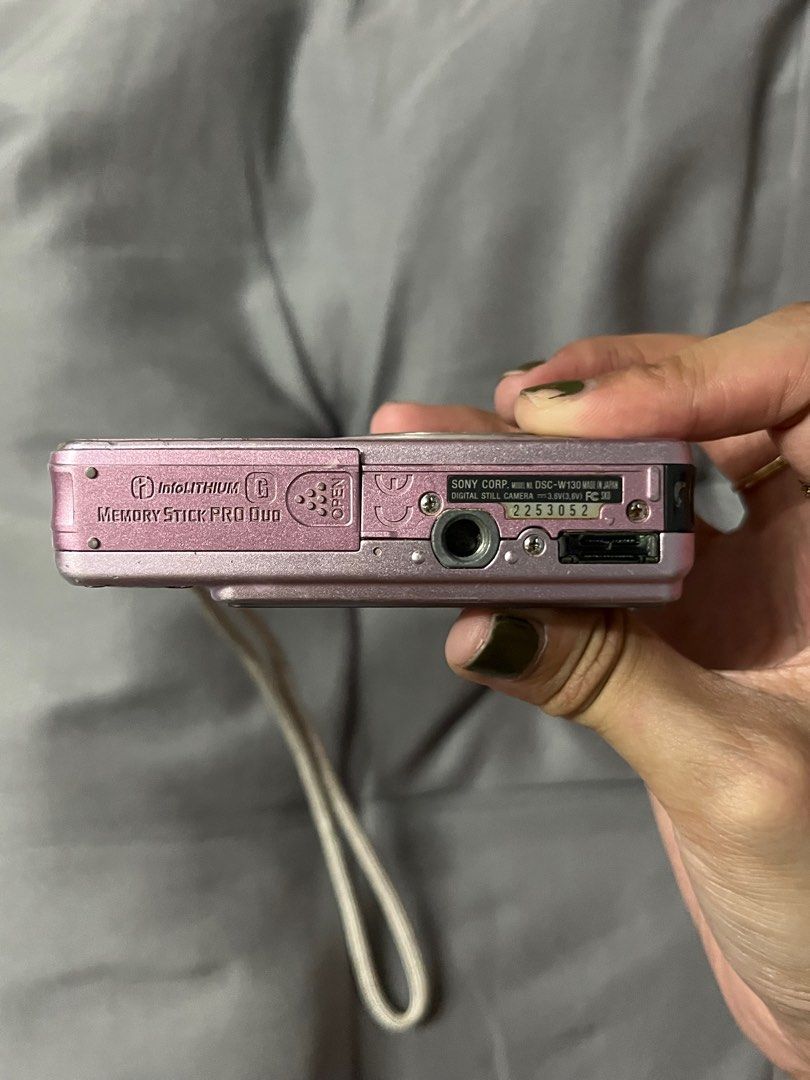 Sony Cybershot DSC W130 Digital Camera Pink Photography Cameras On