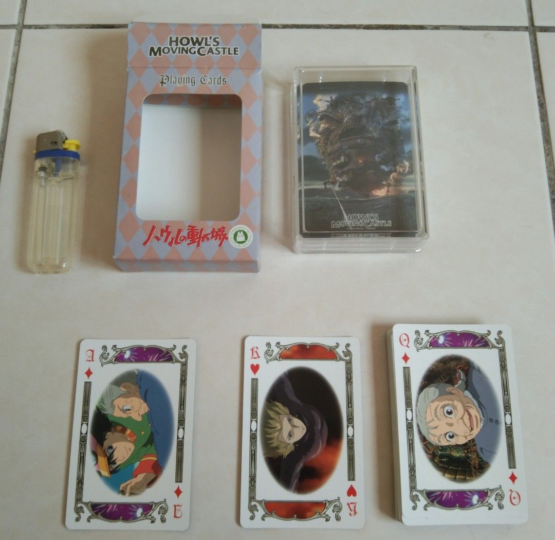 Howl S Moving Castle Playing Card Hobbies Toys Toys Games On