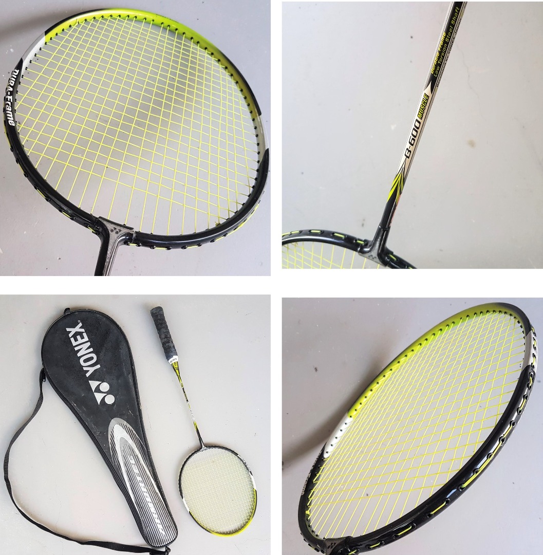 Premium Yonex B 600 Muscle Badminton Racket JAPAN Yonex Sling Bag