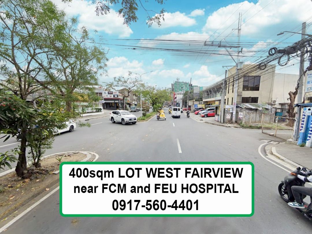 400sqm Lot WEST FAIRVIEW QC Near FCM And FEU Hospital On Carousell