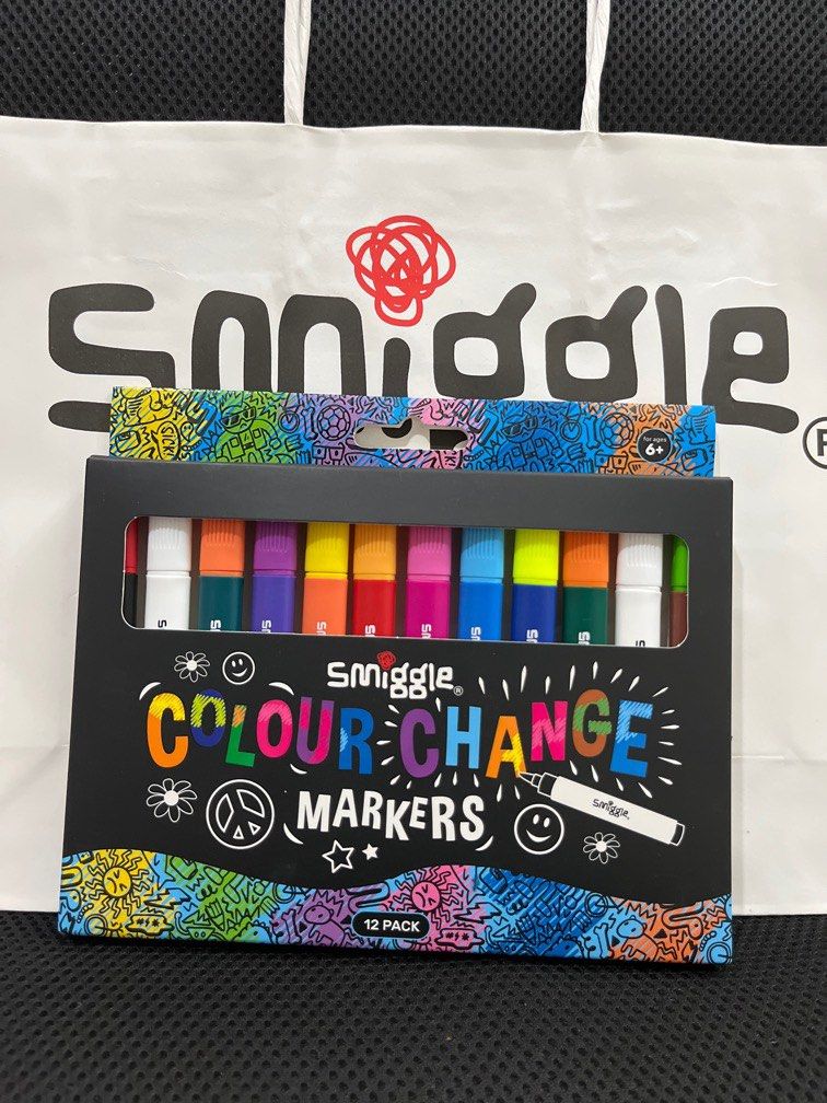 Smiggle Colour Change Markers Hobbies Toys Stationery Craft