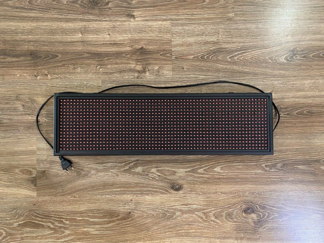 LED Display Signboard Customise Running Message Waterproof Hobbies