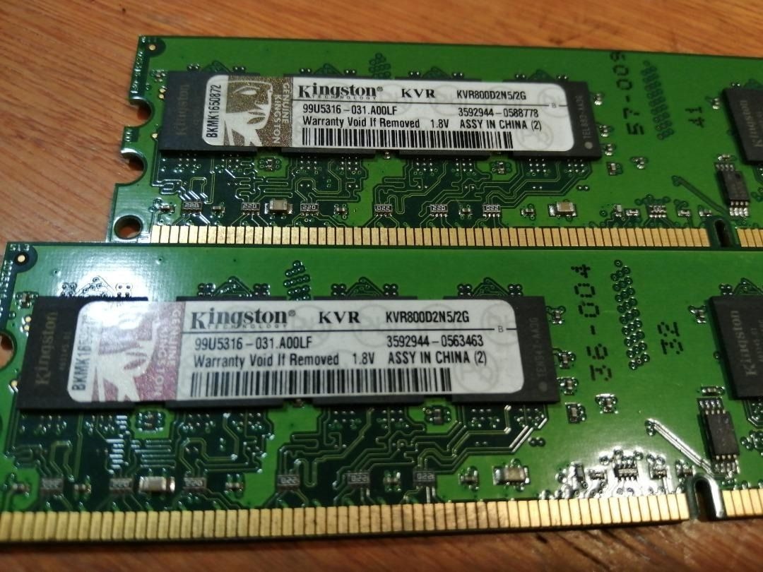 Used PC RAM DDR2 2GB 800Mhz Desktop Computer Long DIMM Computers