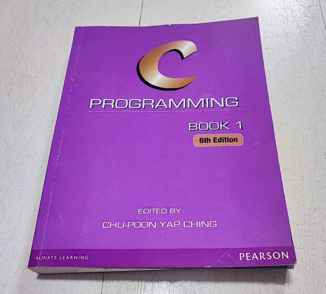 C Programming Book Hobbies Toys Books Magazines Textbooks On