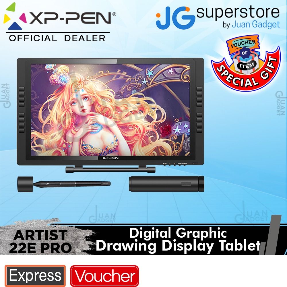 XP Pen Artist Display 22E Pro 1080p 21 5 Inches HD Drawing Display