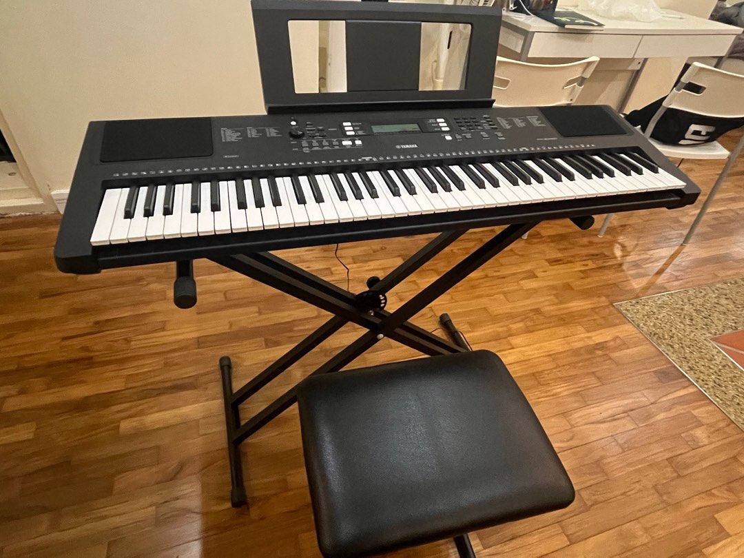 Yamaha Keyboard PSW EW310 76 Key With Chair Hobbies Toys Music