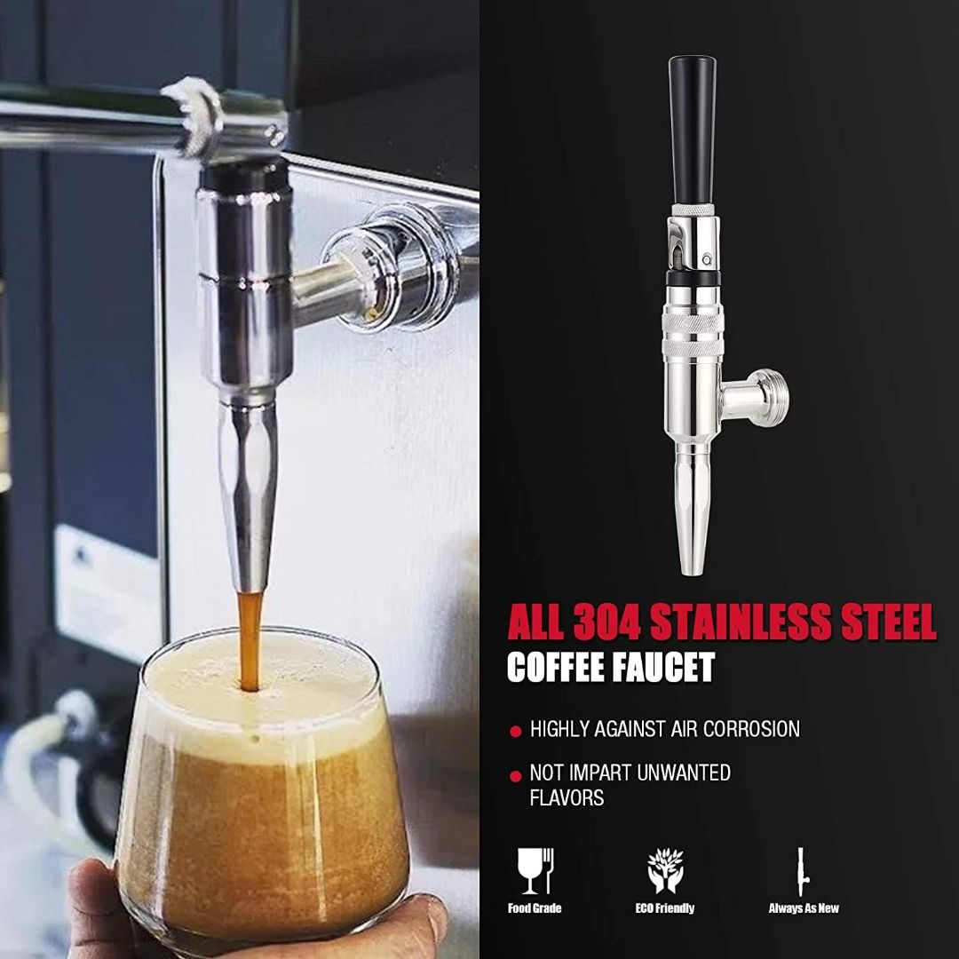 Mrbrew Stout Beer Coffee Faucet Grade Stainless Steel Nitrogen Keg