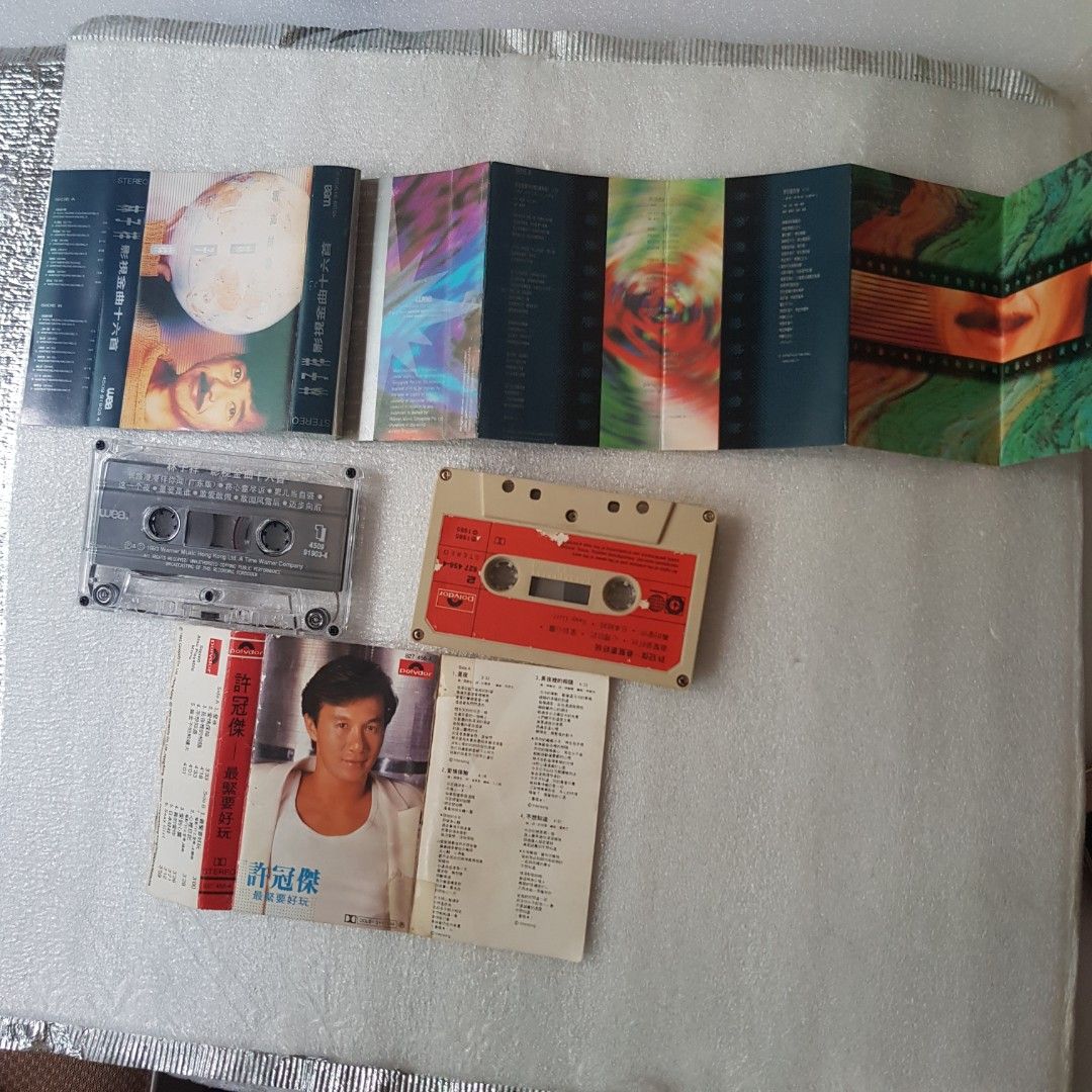 Cassette mix 卡带 15 each 钟镇涛 郑智化 张克帆 林子祥 许冠杰 Hobbies Toys Music
