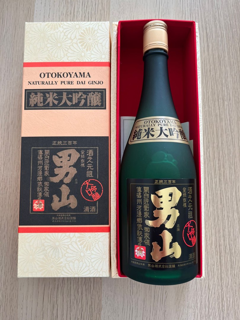 日本男山 純米大吟釀 Otokoyama 720ML 嘢食 嘢飲 酒精飲料 Carousell