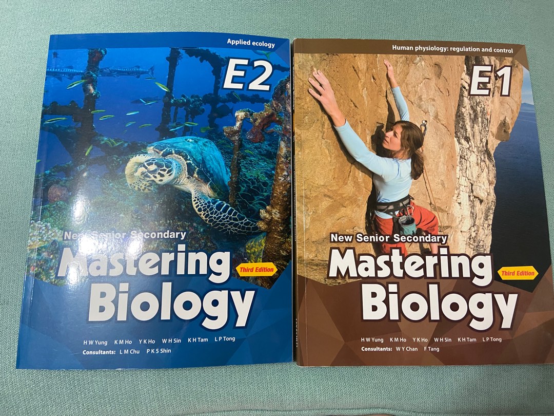 New Senior Secondary Mastering Biology Thrid Edition E1 E2 興趣及遊戲 書本