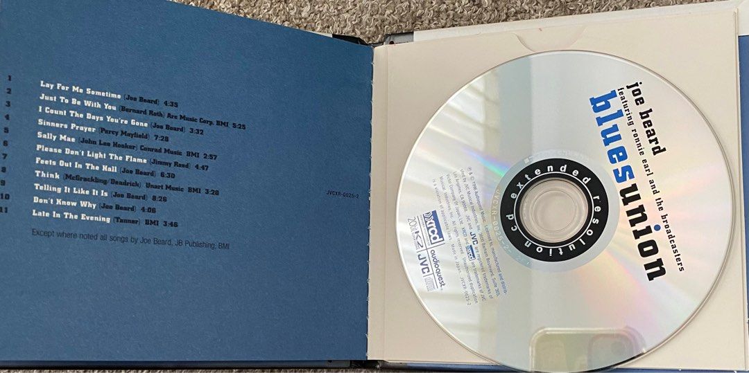 CD Blues Audiophile Joe Beard Featuring Ronnie Earl The
