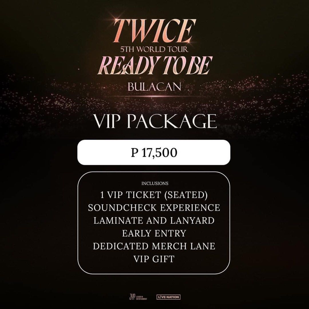 Twice In Manila Tickets Vouchers Event Tickets On Carousell
