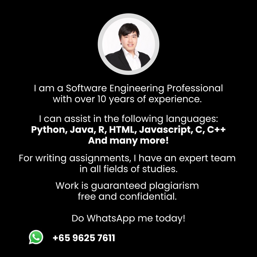 Coding Programming Help Service Python C Java Html Matlab C Tableau