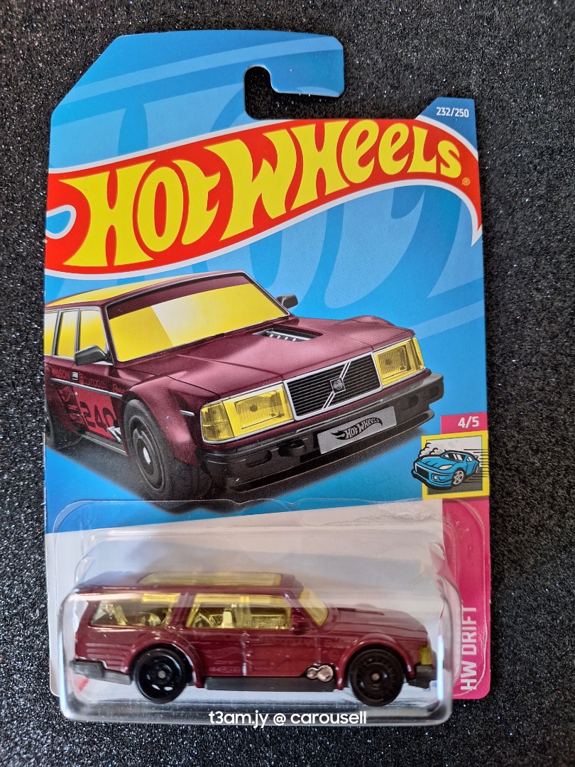 Hot Wheels Volvo Drift Wagon Oxblood First Edition Hobbies Toys
