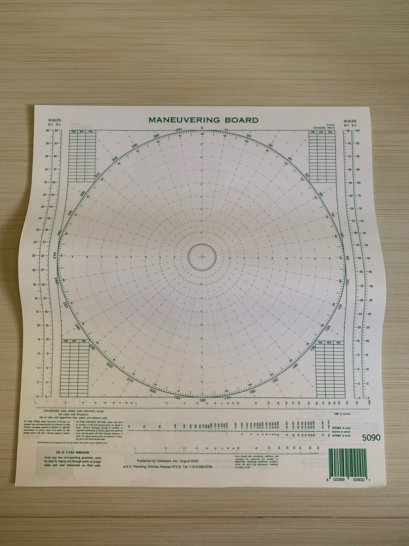 Radar Plotting Sheets Hobbies Toys Stationery Craft Stationery
