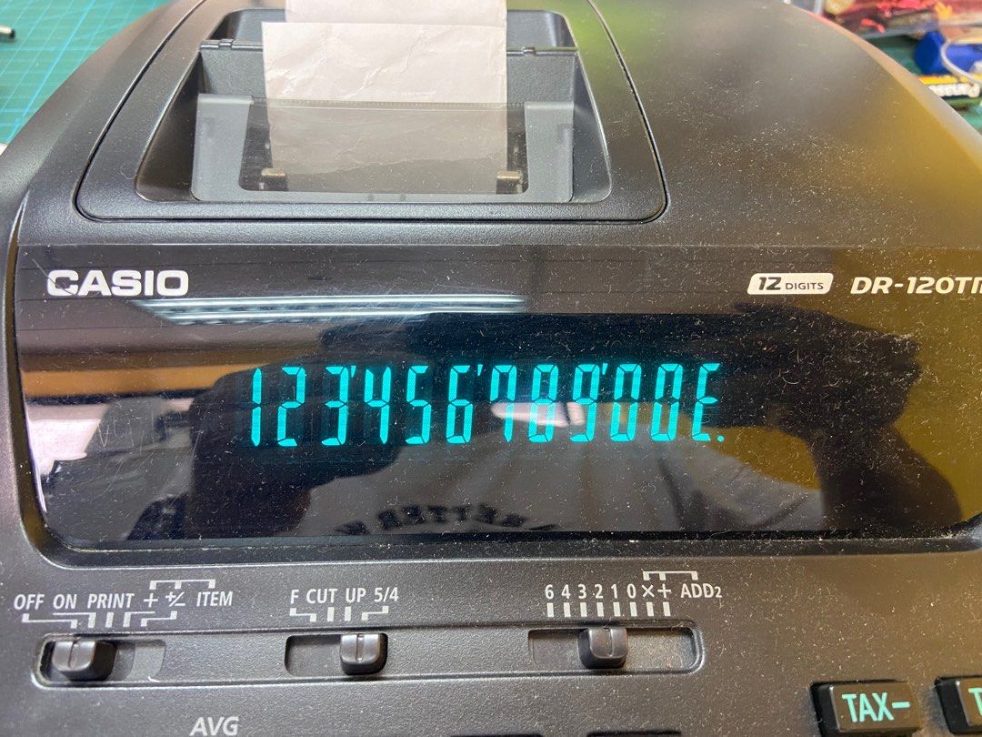 Casio 12 Digits DR 120TM Printable Calculator Computers Tech Office