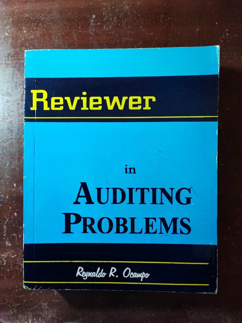 Auditing Problems Reviewer Ocampo Hobbies Toys Books Magazines