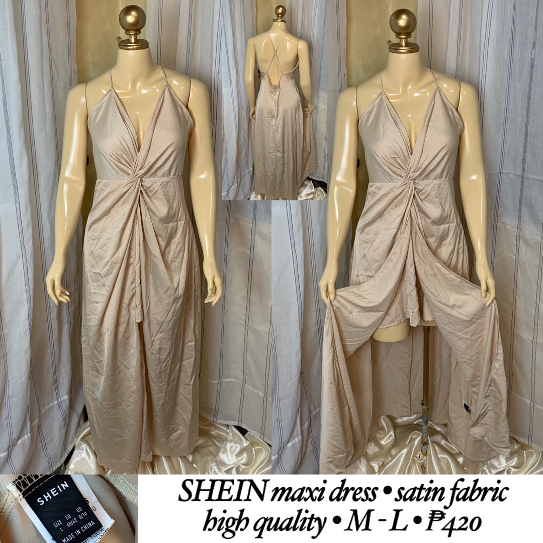 Nude Evening Gown Dress Women S Fashion Dresses Sets Evening Dresses Gowns On Carousell