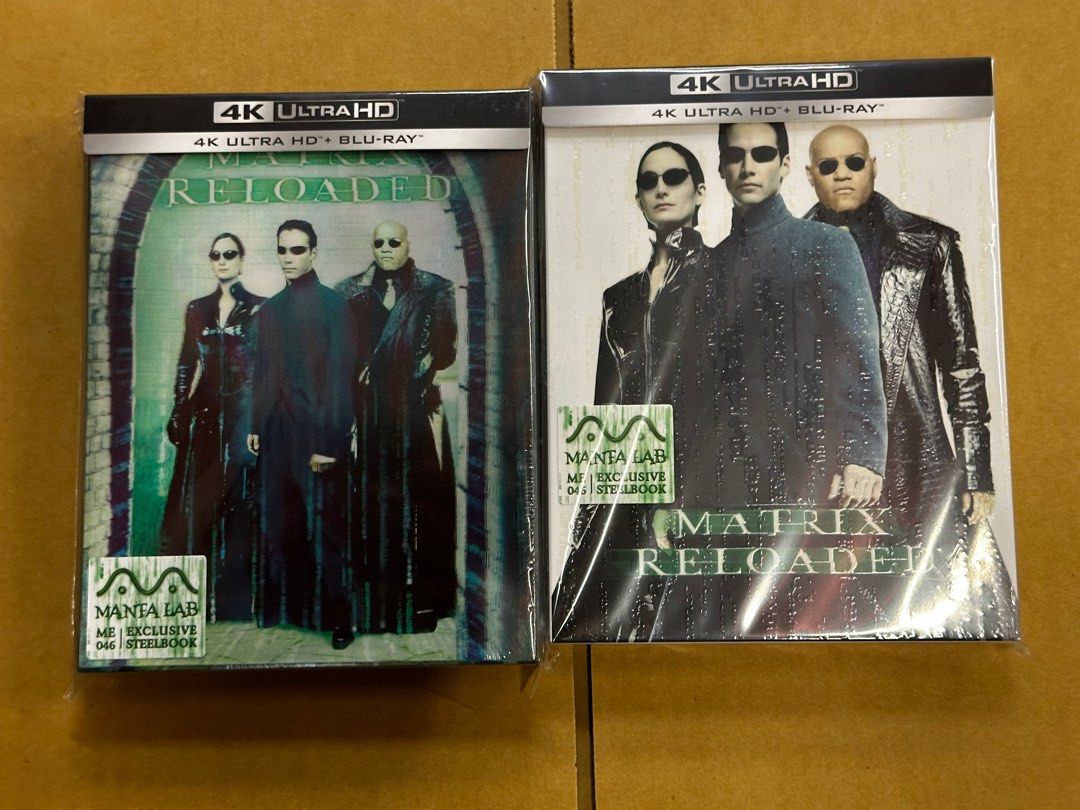 The Matrix Reloaded 4k Uhd 2d Blu Ray Steelbook Manta Exclusive