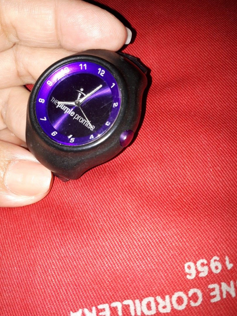 Purple Promise Imported Watch Face No Batt On Carousell
