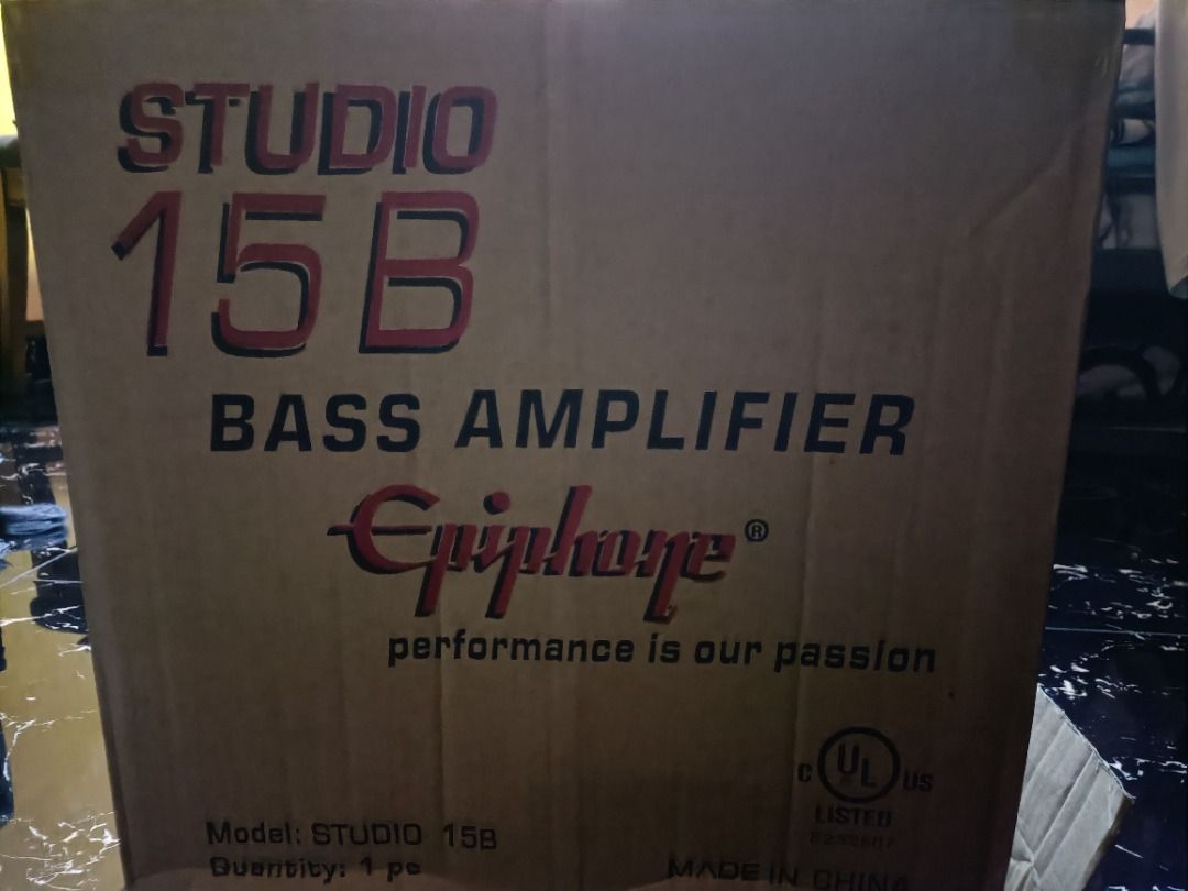 Studio 15b Bass Amplifier Epiphone Audio Soundbars Speakers