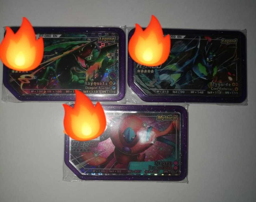 Pokemon Gaole Legend Part 3 Set Deoxys Rayquaza Zygarde