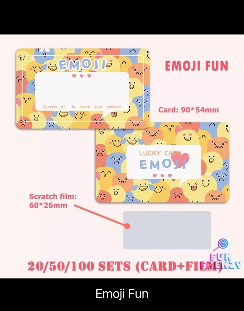 Lucky Draw Scratch Off Card Hobbies Toys Stationery Craft