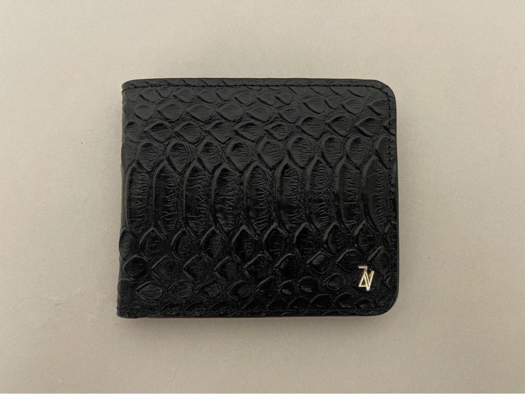 Zeve Artemis Python Wallet Black And Red Leather Men S Fashion