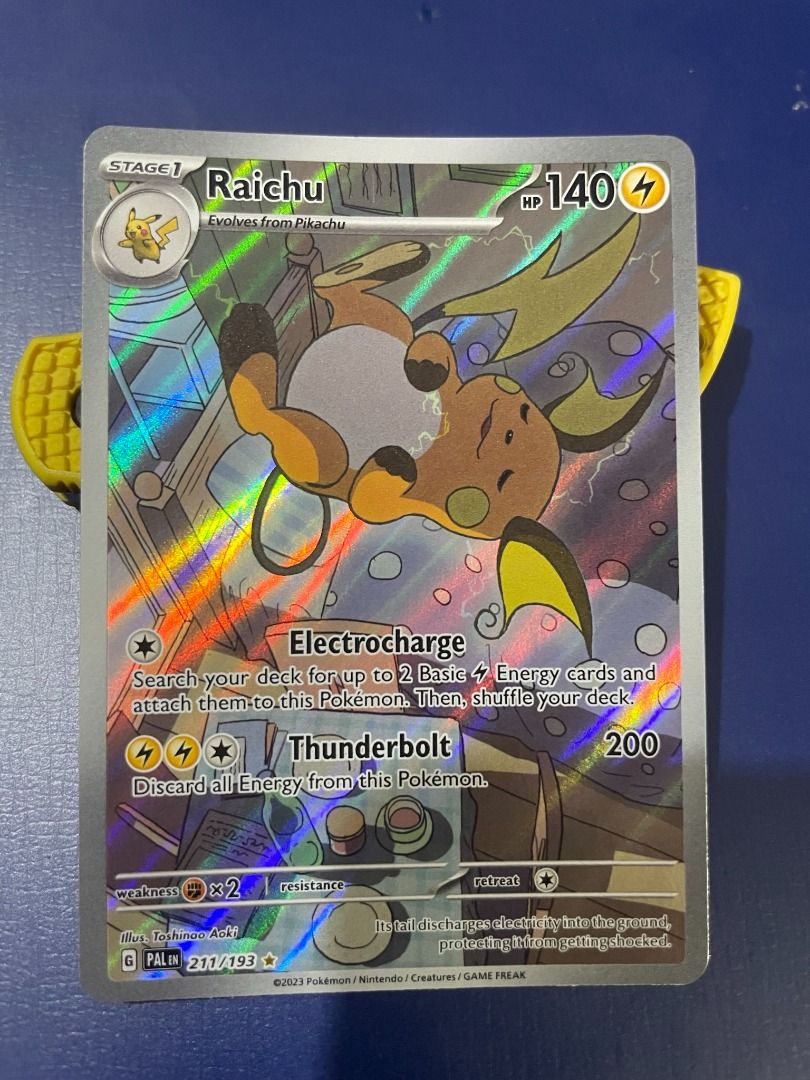 Raichu SV Paldea Evolved Illustration Rare Hobbies Toys Toys Games On Carousell