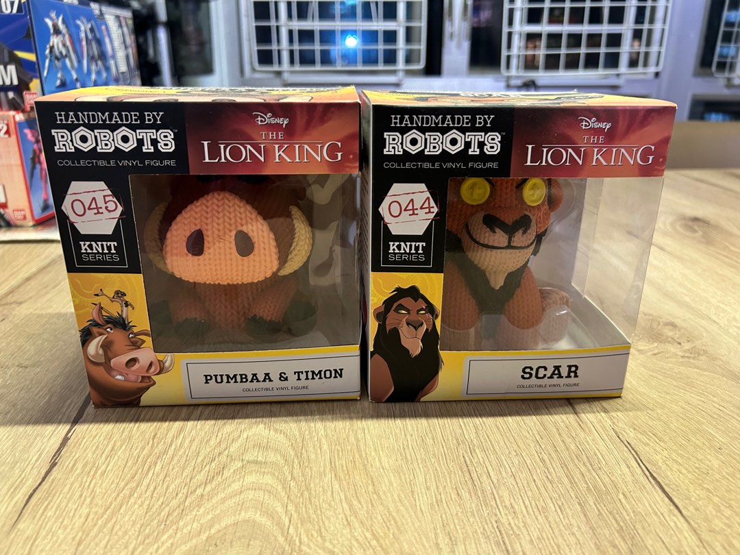 全新 獅子王 Lion King 公仔 彭彭 刀疤 興趣及遊戲 玩具 遊戲類 Carousell