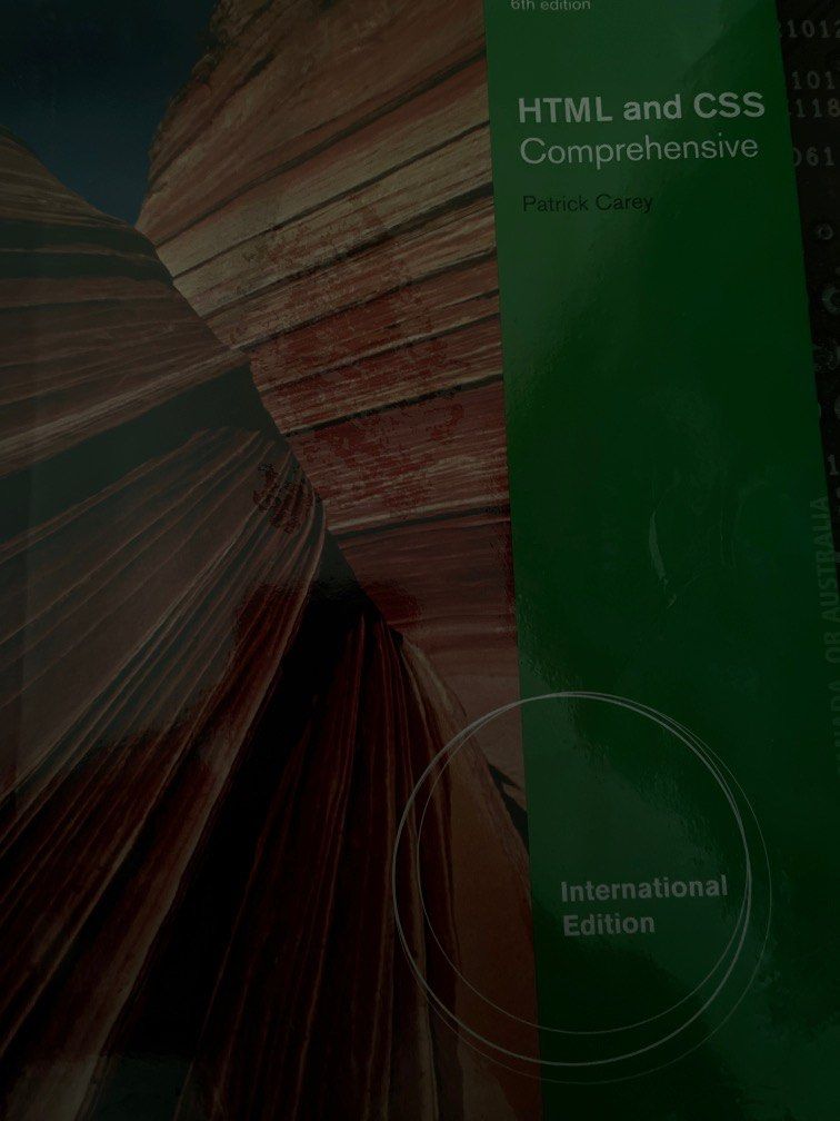 HTML AND CSS Comprehensive Patrick Carey Hobbies Toys Books