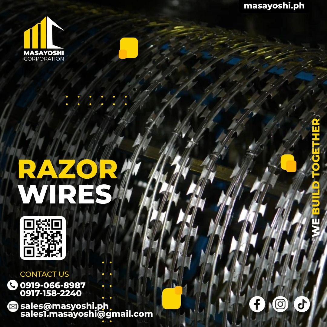Razor Wires Fencing Equipment Concertina Wires Fence Razor