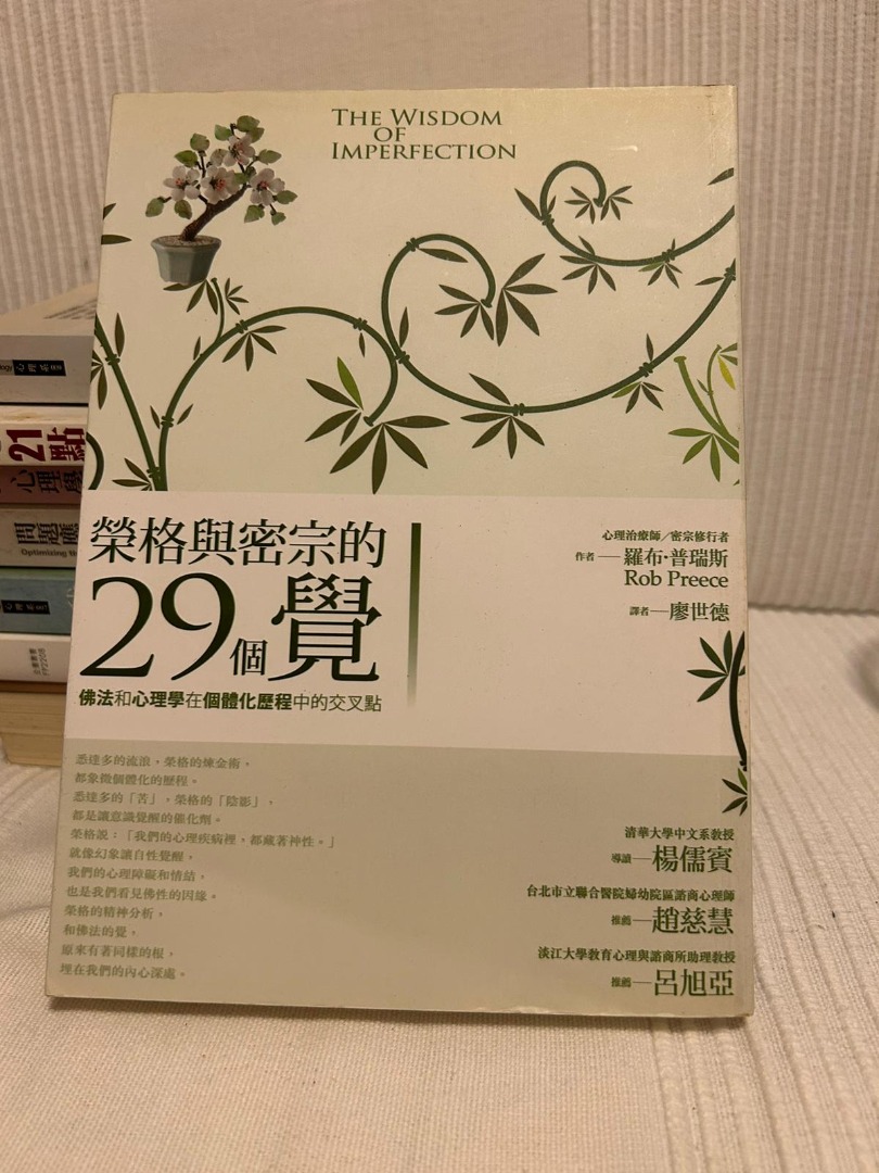 榮格與密宗的29個覺 興趣及遊戲 書本 文具 小說 故事書 Carousell
