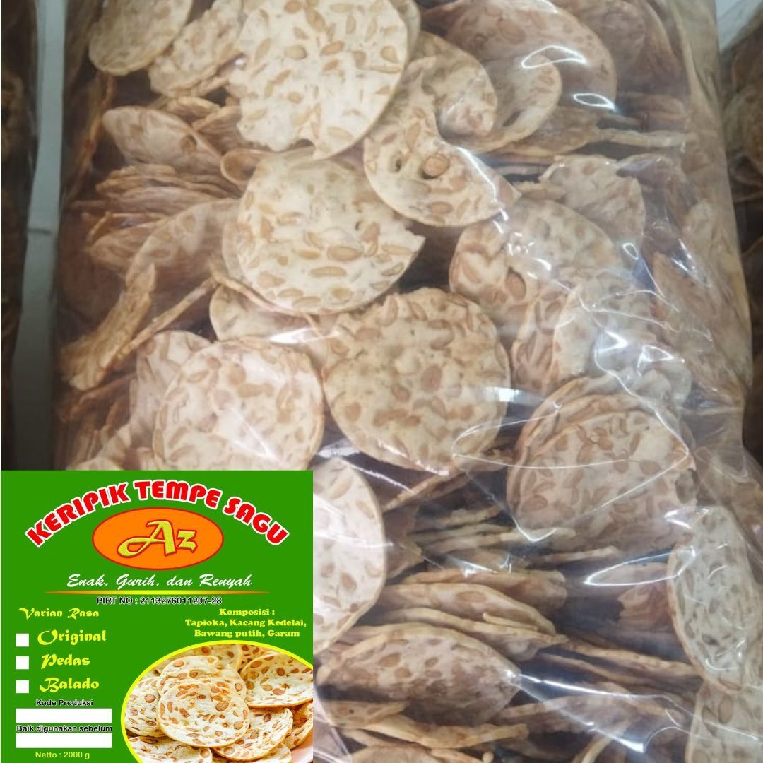 Snack Keripik Tempe Sagu Makanan Minuman Snek Di Carousell