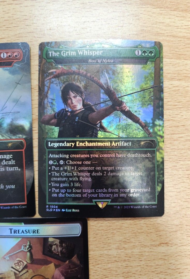 Tomb Raider X Secret Lair Foil MTG Magic Card Collect Lara Croft