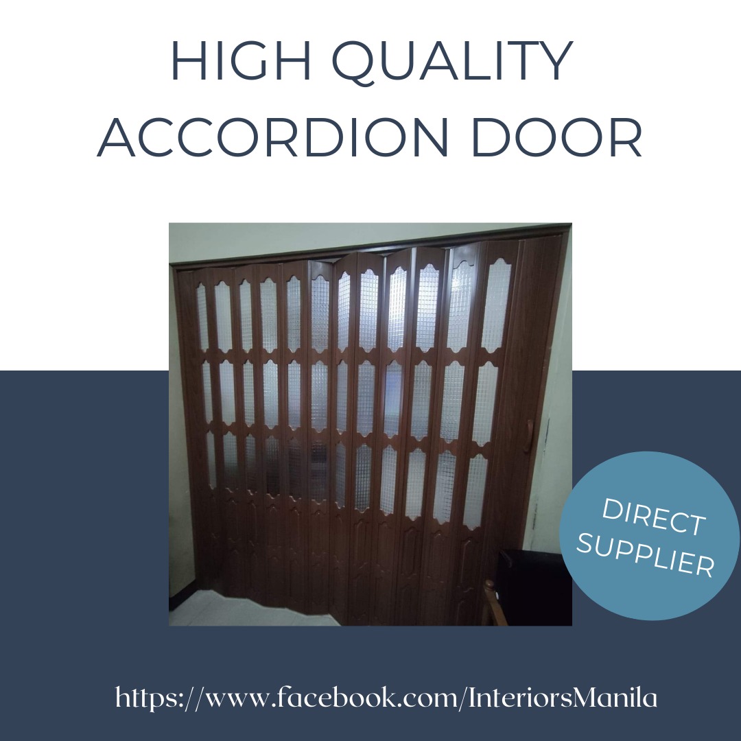 ACCORDION DOOR CUSTOMIZE Furniture Home Living Security Locks