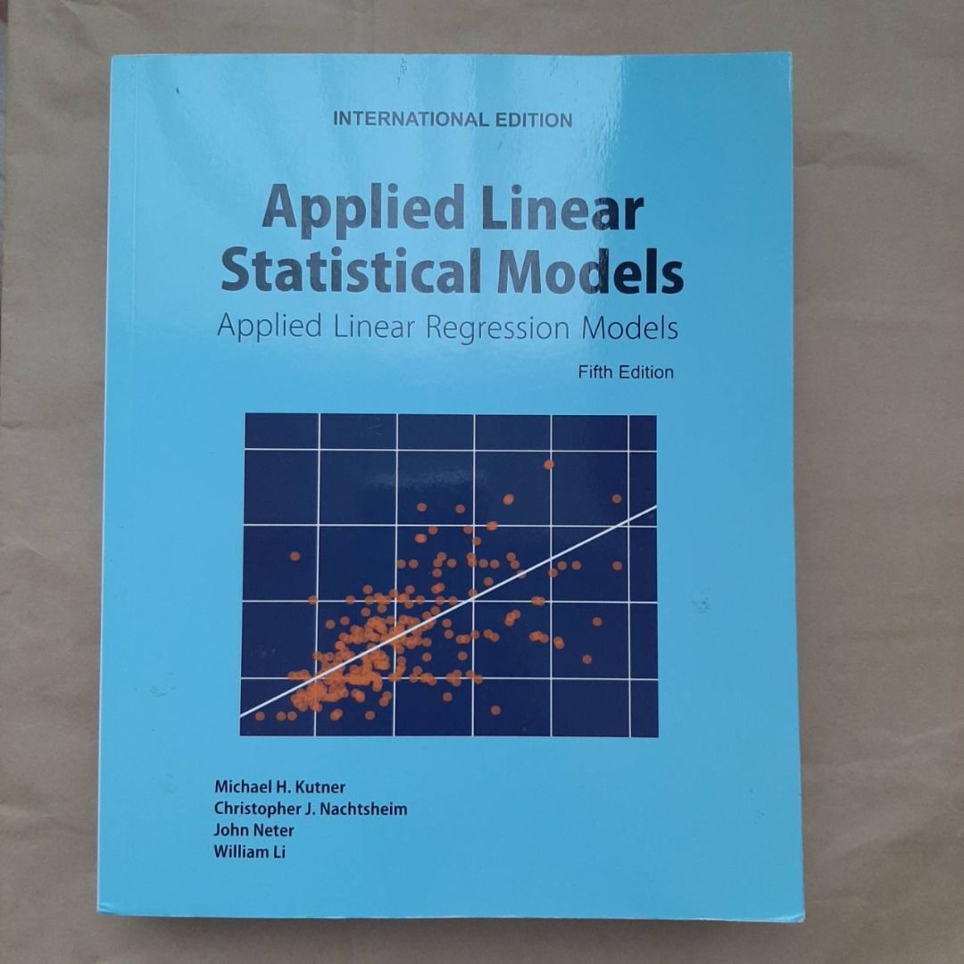 二手書Applied Linear Statistical ModelsApplied Linear Regression Models